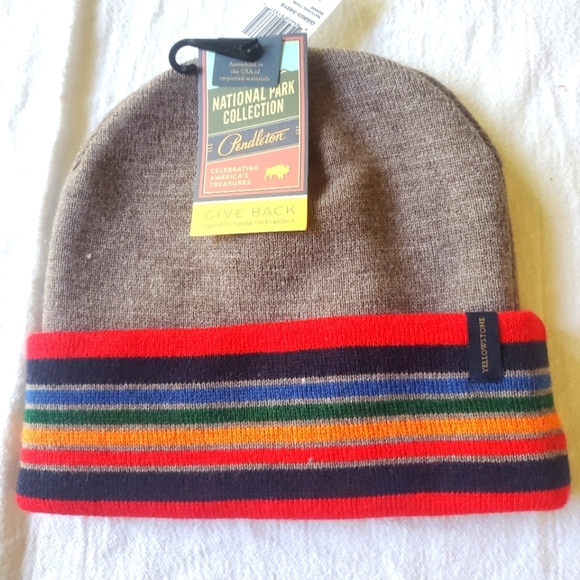 Pendleton | Accessories | Pendleton National Parks Collection Yellowstone Colorful Beanie | Poshmark